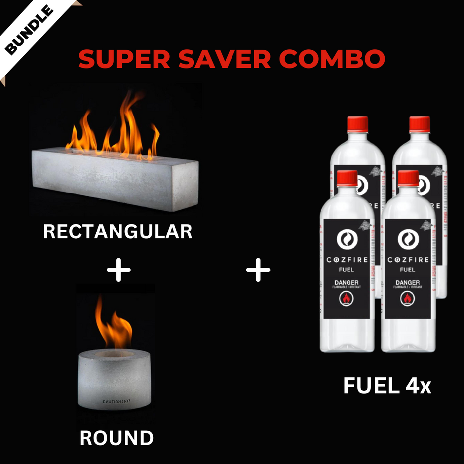 Valentine’s Special Bundle 7: (Bowl Fire pit + 2x Fuel Bottle) – Cozfire